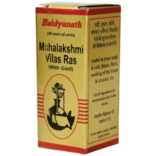 Baidyanath Mahalakshmi Vilas Ras (with Gold) 30 Tablets - JioMart