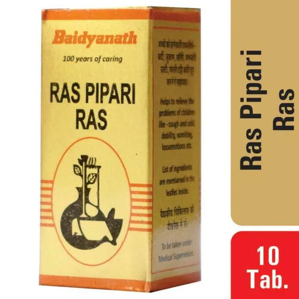 Baidyanath Ras Pipari Ras 10 Tablets - JioMart