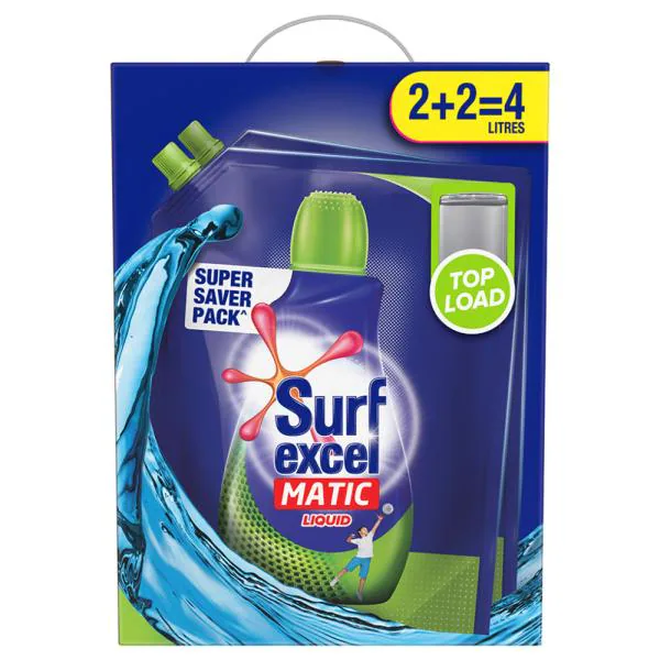 Surf Excel Matic Top Load Liquid Detergent 4 L - JioMart