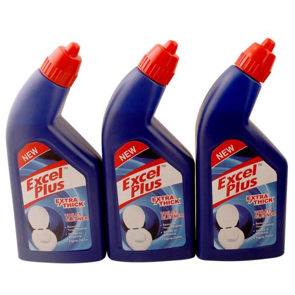 Excel Plus Extra Thick Toilet Cleaner 500 ml (Pack of 3) - JioMart