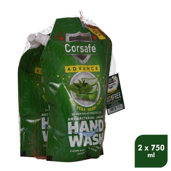 Corsafe Advance Aloe Vera, Neem and Tulsi Antibacterial Liquid Handwash ...