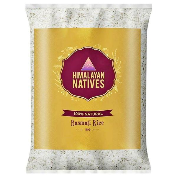 Himalayan Natives 100% Natural Basmati Rice 1 kg - JioMart