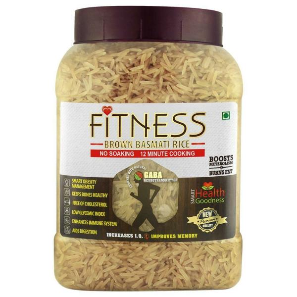 Shri Lal Mahal Fitness Brown Basmati Rice 1 kg - JioMart