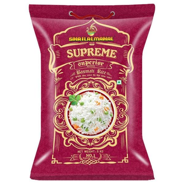 Shri Lal Mahal Supreme Basmati Rice 5 kg - JioMart