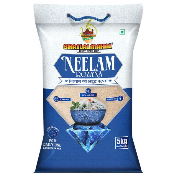 Shri Lal Mahal Neelam Rozana Basmati Rice 5 kg - JioMart