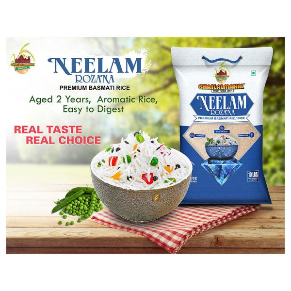 Shri Lal Mahal Neelam Rozana Basmati Rice 5 kg - JioMart