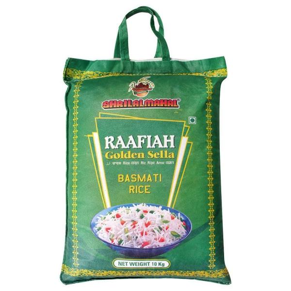 Shri Lal Mahal Raafiah Golden Sella Basmati Rice 10 kg - JioMart