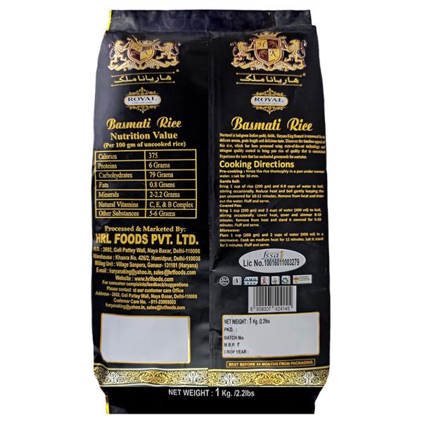 Haryana King Royal Basmati Rice 1 kg - JioMart