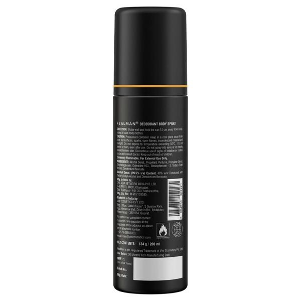 Realman Thrill Deodorant Body Spray 200 ml - JioMart