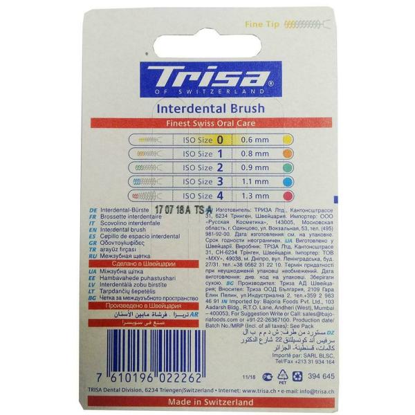 Trisa Interdental Brush 0.6 mm 3 pcs - JioMart