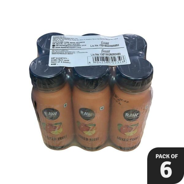 Raw Pressery Mixed Fruit Juice 200 ml (6 pcs) - JioMart
