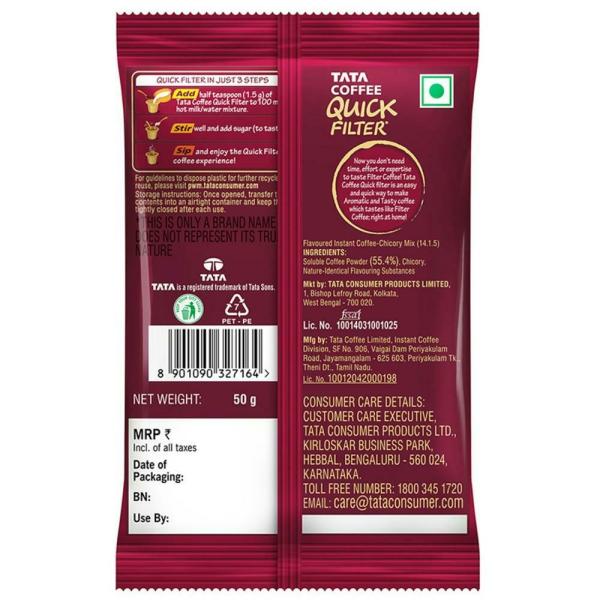 Tata Coffee Quick Filter Coffee 50 g - JioMart