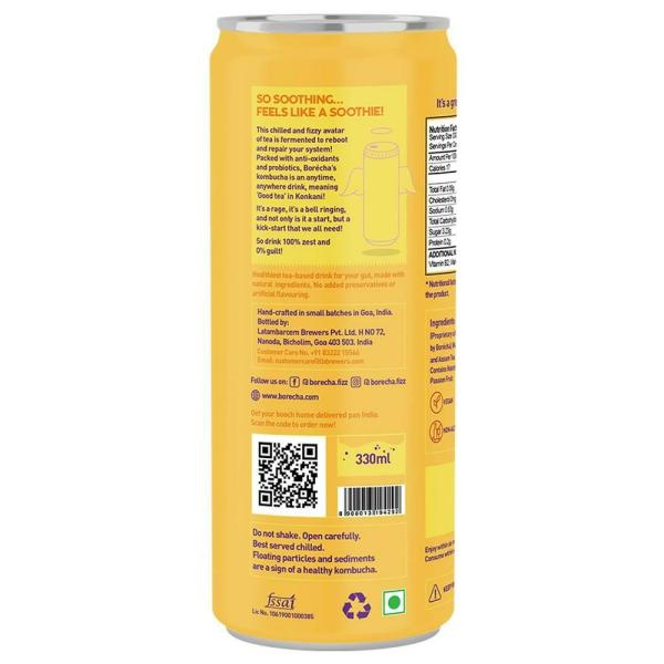 Borecha Hawaiian Passion Fruit Kombucha Drink 330 ml - JioMart