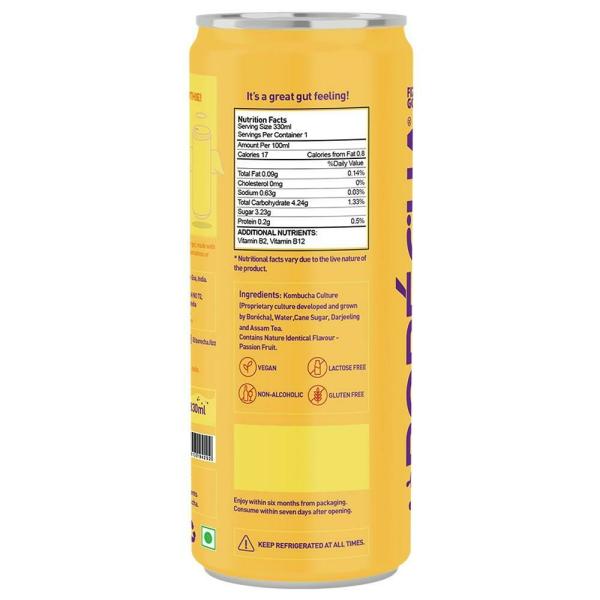 Borecha Hawaiian Passion Fruit Kombucha Drink 330 ml - JioMart