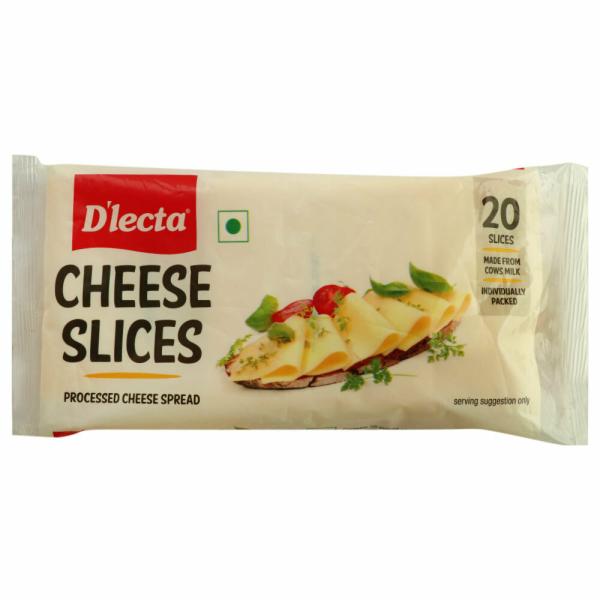 D'lecta Cheese Slices 400 g (Pouch) - JioMart