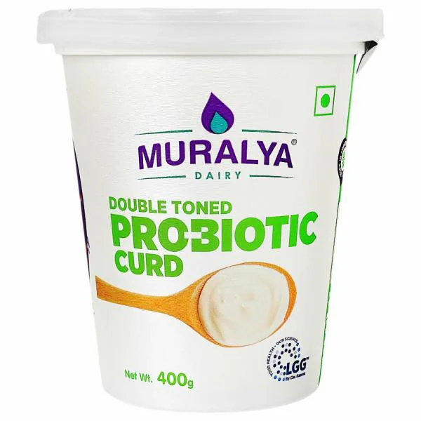 Muralya Double Toned Probiotic Curd 400 g (Cup) - JioMart