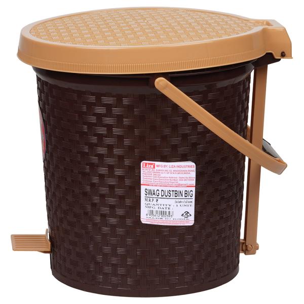 Liza Swag Assorted Big Plastic Dustbin 7450 ml - JioMart