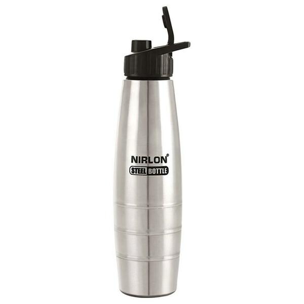 Nirlon Silver Stainless Steel Sipper Bottle 1 L - JioMart