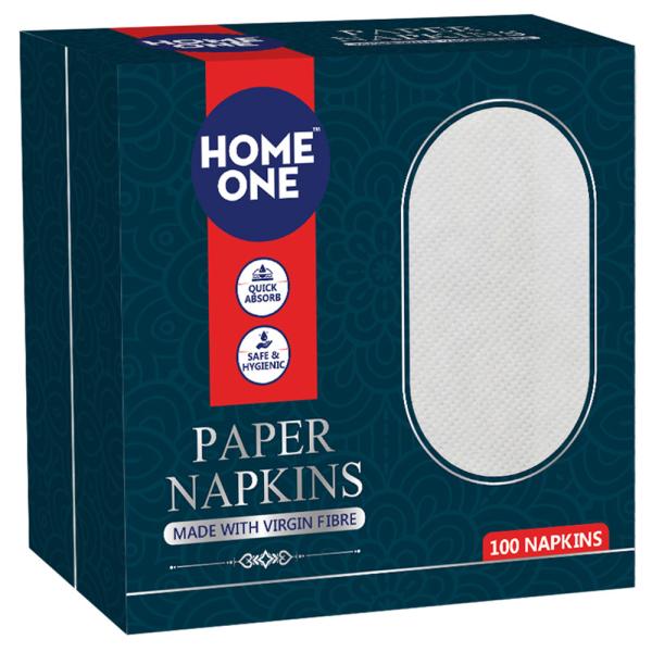 Home One Premium Paper Napkin 30x30 cm (100 pcs) - JioMart