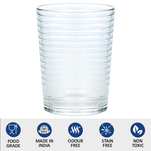Yera Transparent Glass Set 215 ml 6 pcs (TC8P17) - JioMart