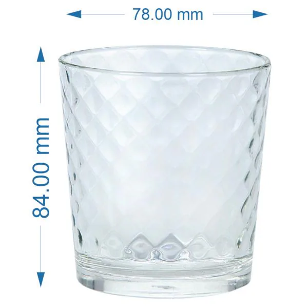 Yera Transparent Glass Tumbler Set 245 ml 6 pcs (TC9WP27) - JioMart