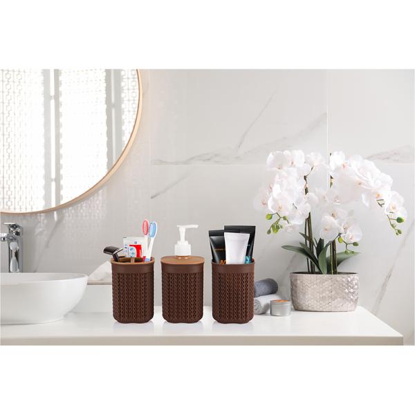Polyset Marvel Assorted Plastic Bathroom Set (3 pcs) - JioMart