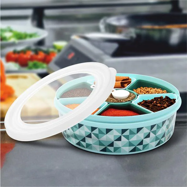 Asian Aroma Assorted Round Plastic Spice Box - JioMart