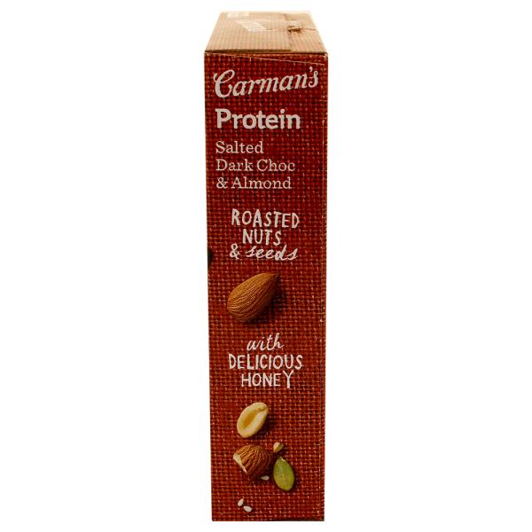 Carman's Salted Dark Chocolate & Almond Protein Bar 200 g (Pack of 5 ...