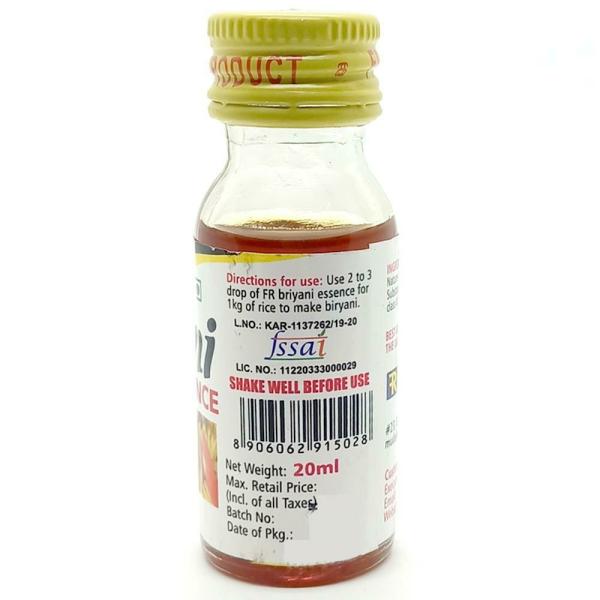 FR Products Biryani Culinary Essence 20 ml - JioMart