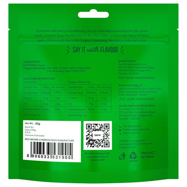Snapin Pizza Seasoning Combo 42 g - JioMart