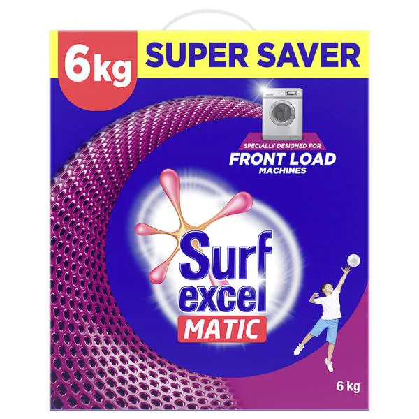 Surf Excel Matic Front Load Detergent Powder 6 kg - JioMart