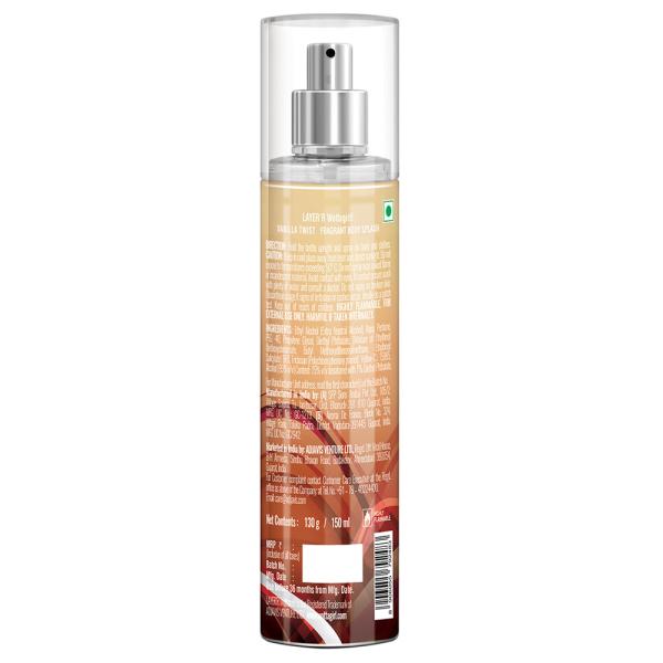 Layer’r Wottagirl Vanilla Twist Fragrant Body Splash 150 ml - JioMart