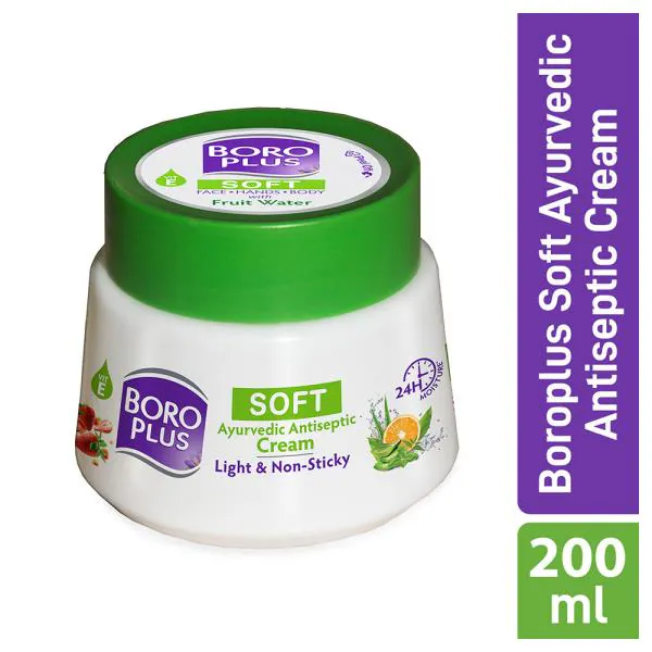 Boroplus Soft Ayurvedic Antiseptic Cream 200 ml - JioMart
