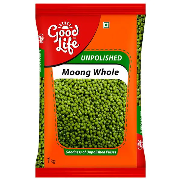 Good Life Unpolished Whole Moong 1 kg - JioMart