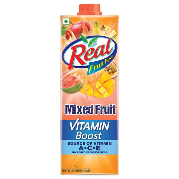 Real Fruit Power Vitamin Boost Mixed Fruit Juice 1 L - JioMart
