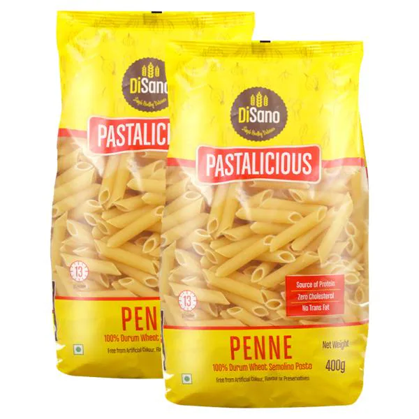 Disano Pastalicious Penne Pasta 400 g (Pack of 2) - JioMart