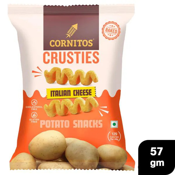 Cornitos Italian Cheese Potato Crusties 57 g - JioMart