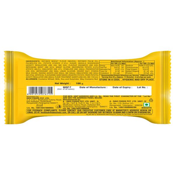 Dukes Alooz Crisp Potato Baked Biscuits 100 g - JioMart