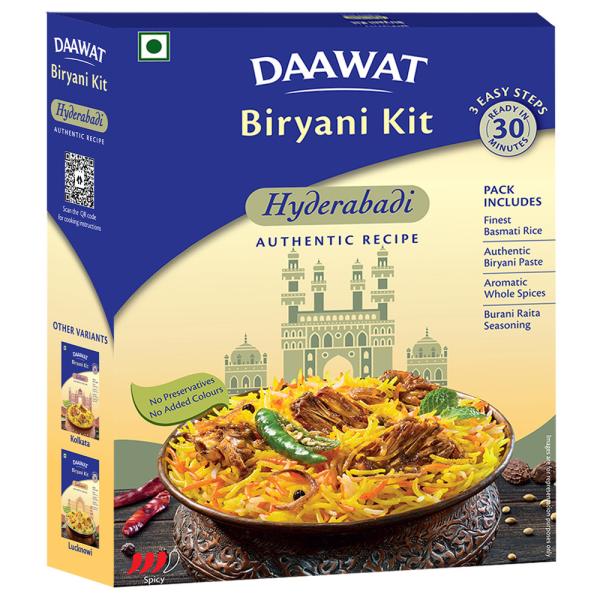 Daawat Hyderabadi Biryani Kit 334 g - JioMart