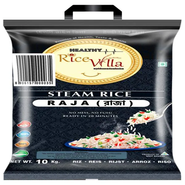 Rice Villa Raja Steam Rice 10 kg - JioMart
