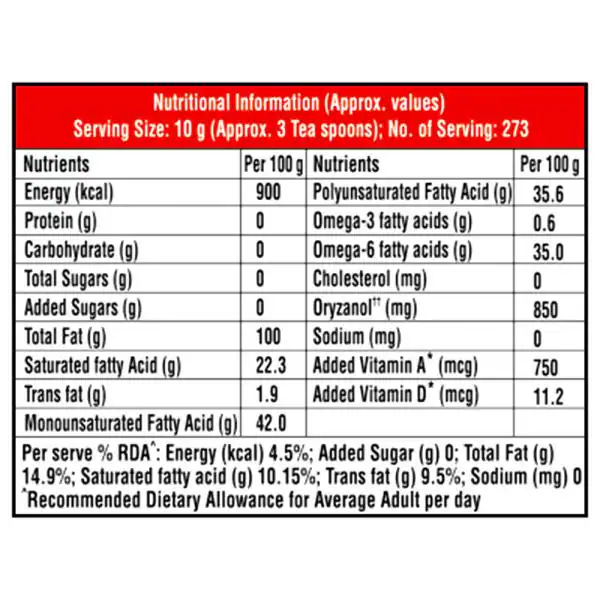 Saffola Gold Rice Bran And Corn Based Blended Oil 3 L - JioMart