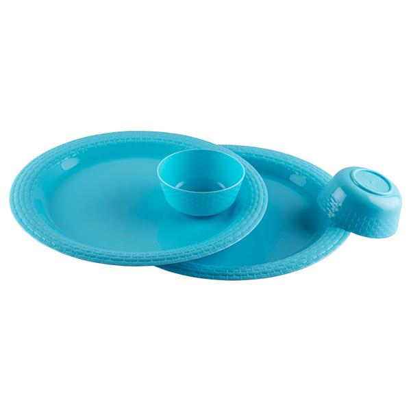 Polyset Assorted Plastic Plate and Katori Set (4 pcs) - JioMart