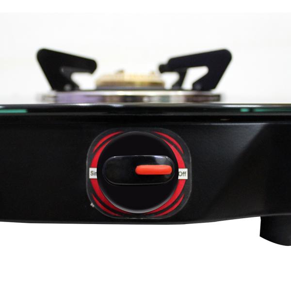 Singer Maxiflare Steel Glasstop 3 Burner LPG Gas Stove - JioMart