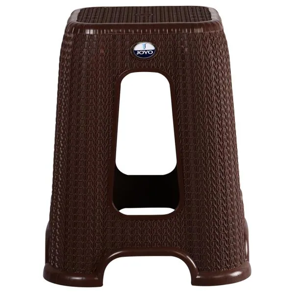 Joyo Knit Assorted Square Plastic Stool 365x365x455 mm - JioMart