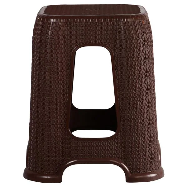 Joyo Knit Assorted Square Plastic Stool 365x365x455 mm - JioMart