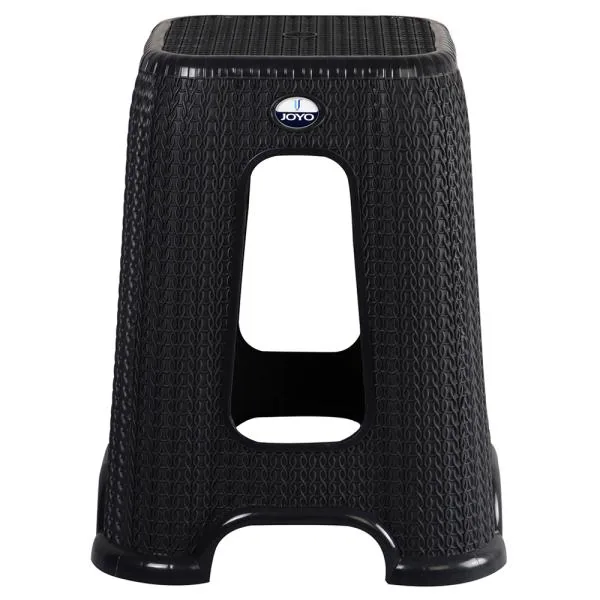 Joyo Knit Assorted Square Plastic Stool 365x365x455 mm - JioMart