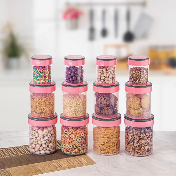 Polyset Ringo Assorted Round Plastic Container (Set of 12) - JioMart