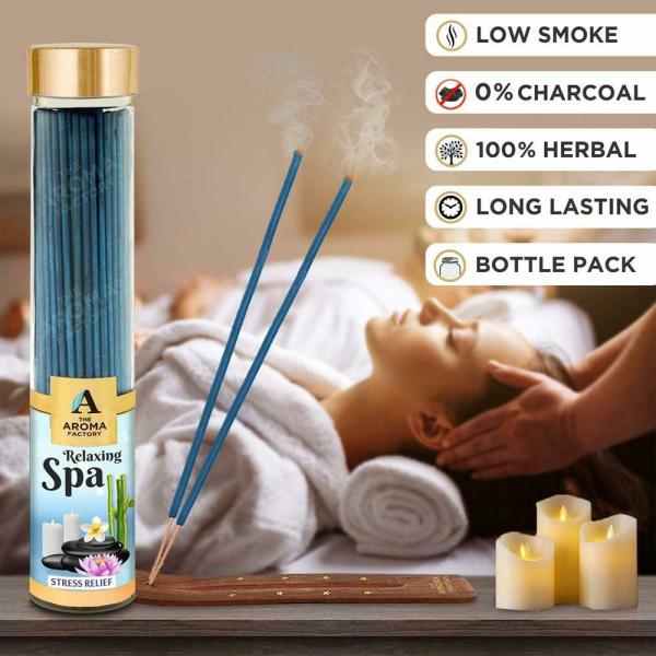 The Aroma Factory Relaxing SPA Incense Sticks Bottle 100 g - JioMart