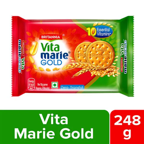 Brittania Vita Marie Gold 248 g - JioMart