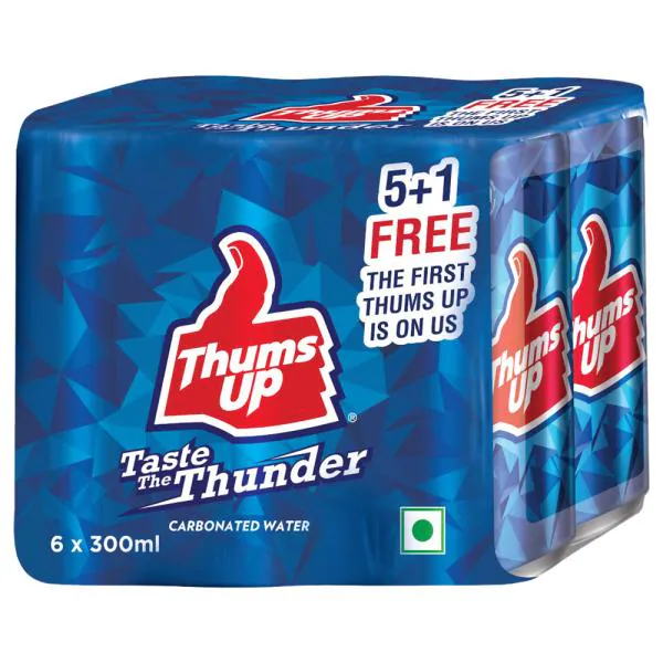 Thums Up 300 ml (Pack of 6) - JioMart